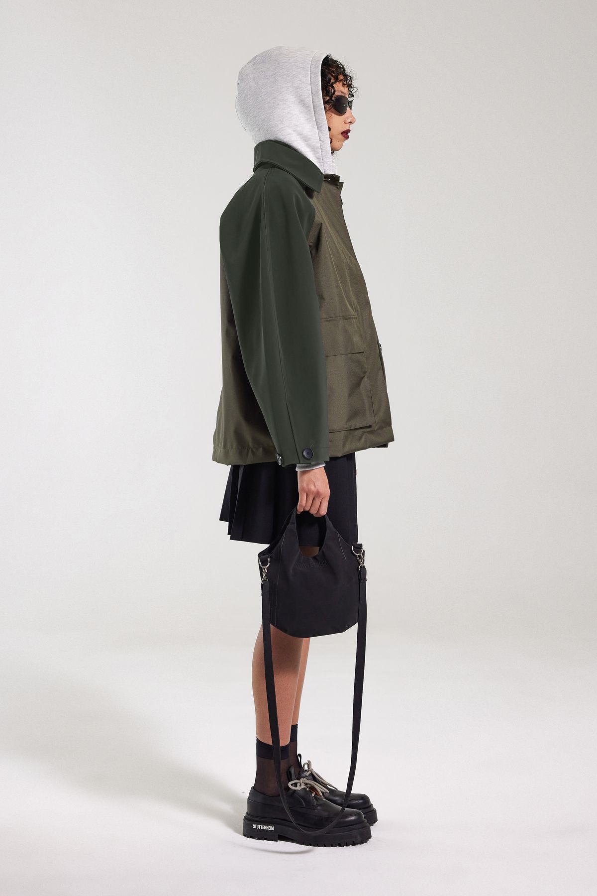 Bandhagen Patch Raincoat Green | STUTTERHEIM US