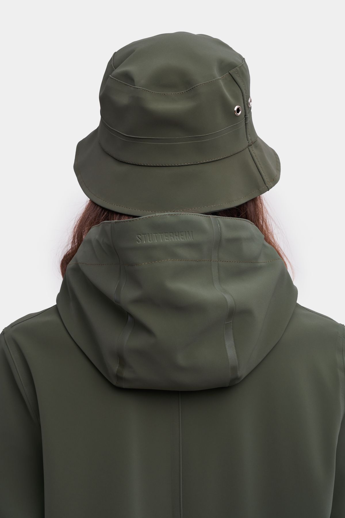 Beckholmen Matte Bucket Hat Dark Green | STUTTERHEIM US