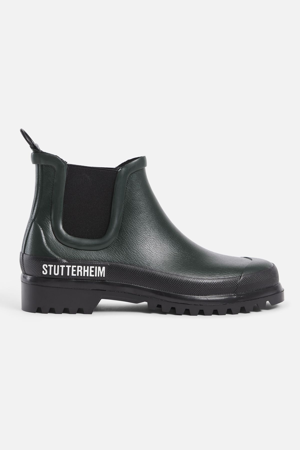 Dark Green and Black Waterproof Chelsea Rainwalker Boots | STUTTERHEIM US