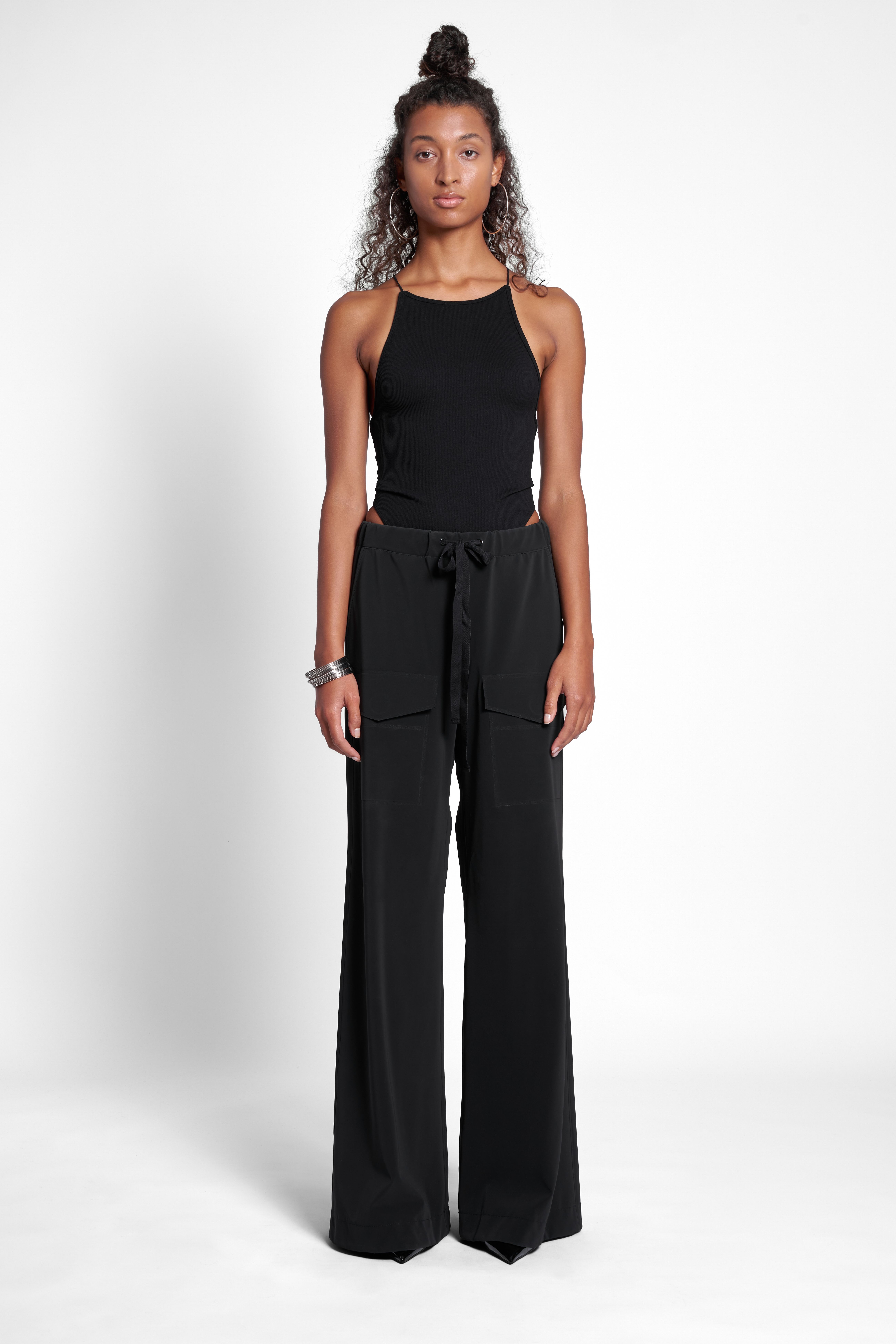 Jarla Matte Trousers Black | STUTTERHEIM US