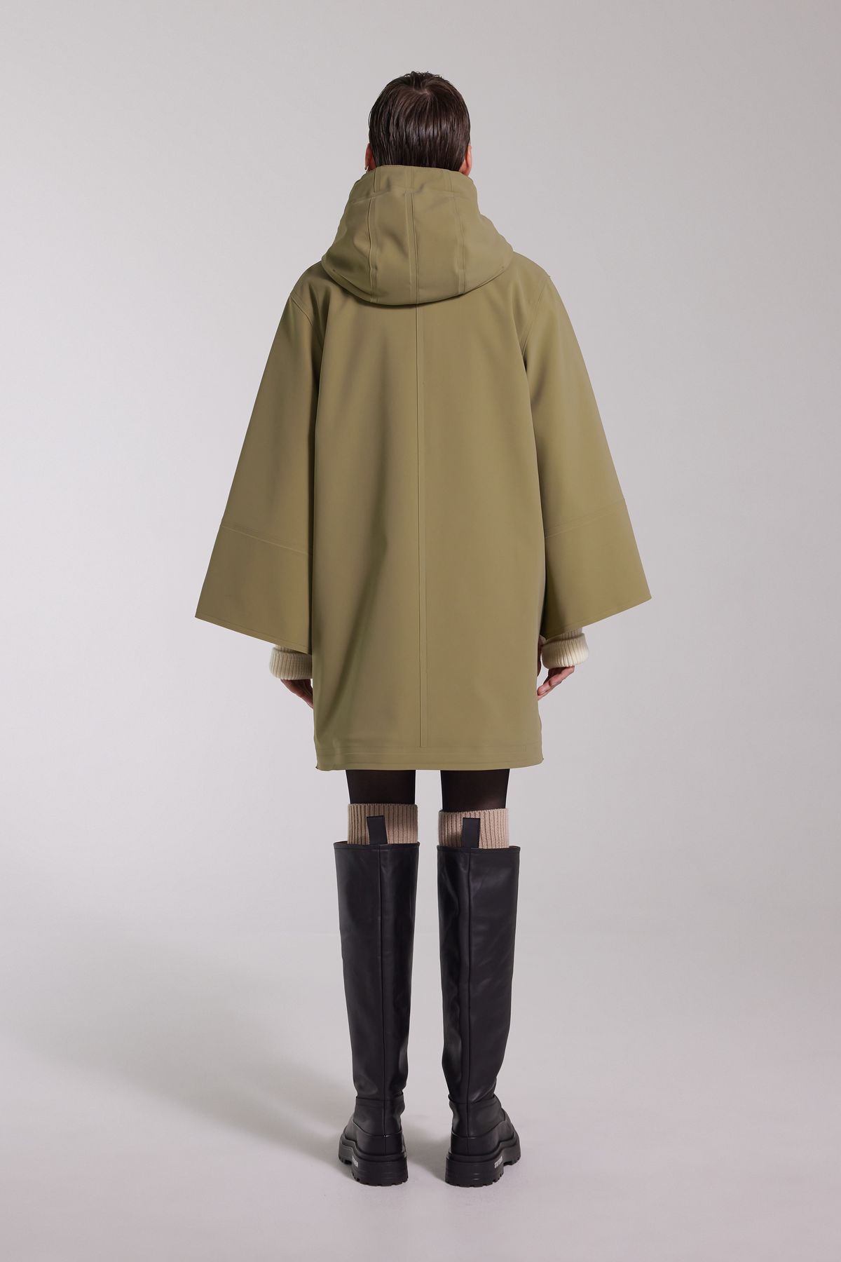 Lubban Winter Matte Raincoat Aloe | STUTTERHEIM US