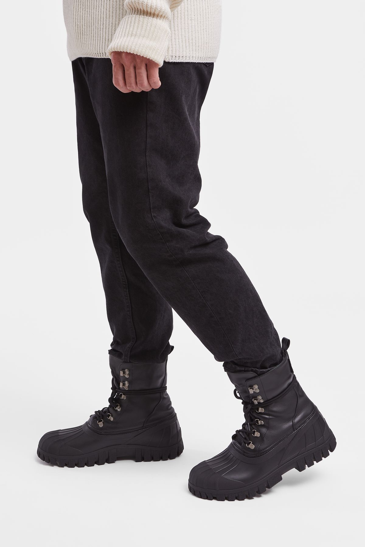 Patrol Boot Leather Black | STUTTERHEIM US
