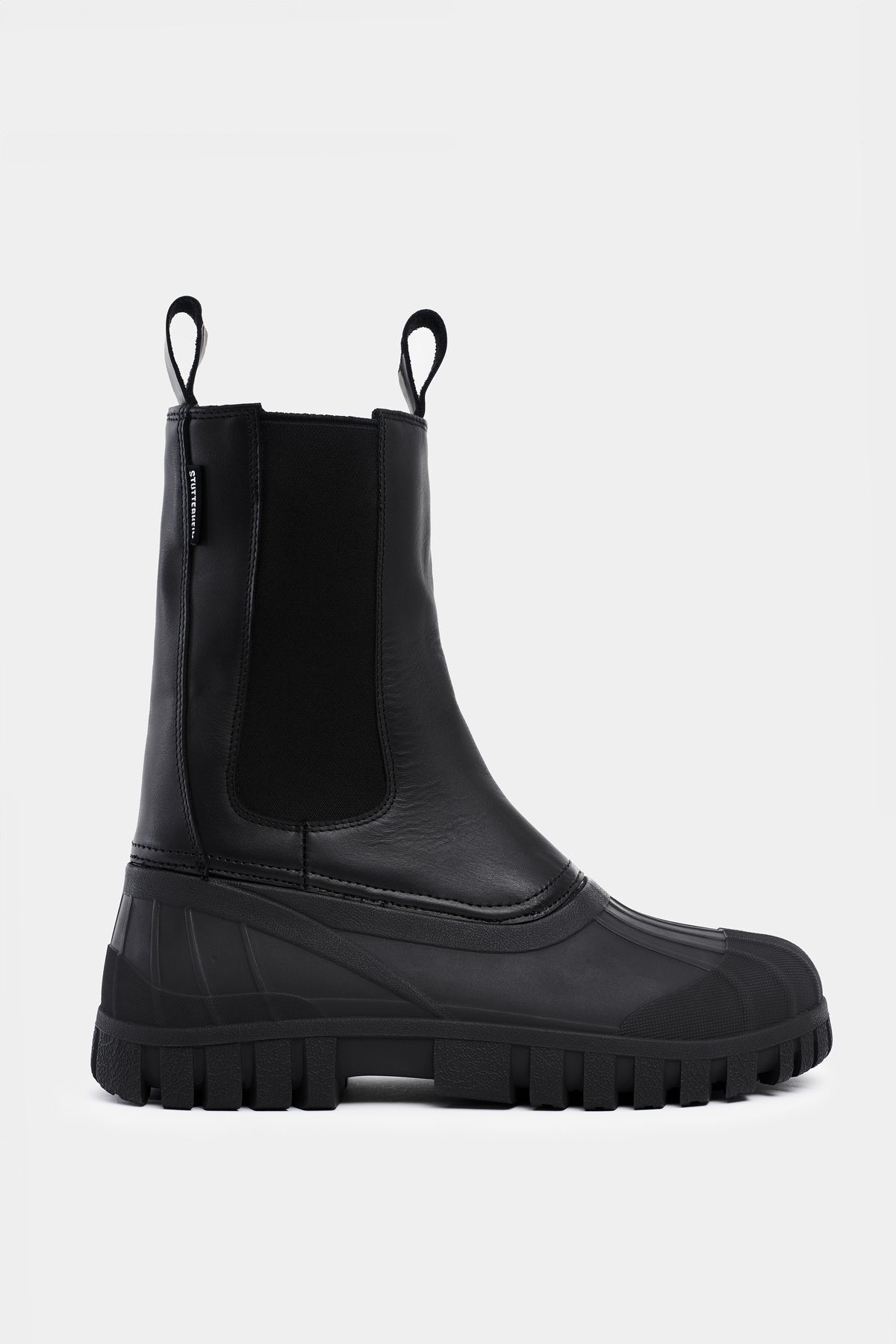 Patrol Boot Shaft Leather Black | STUTTERHEIM US