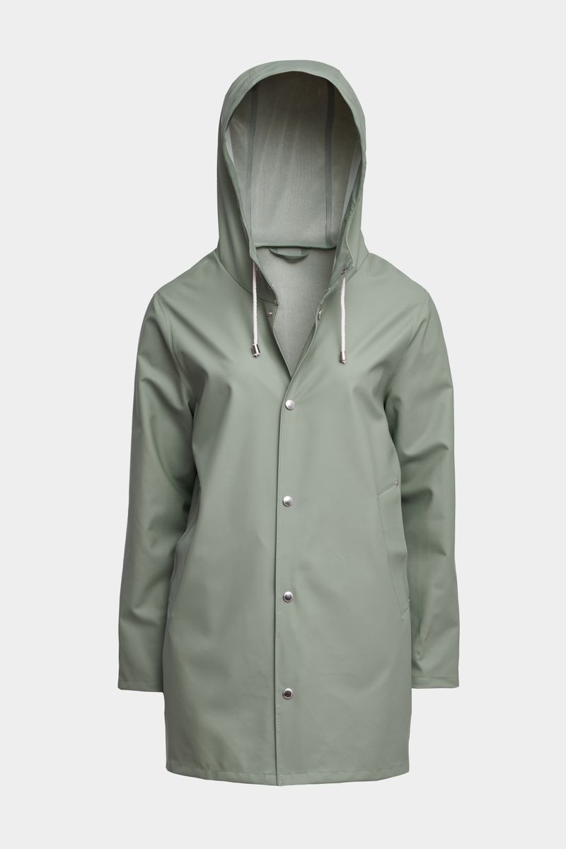 Stockholm Lightweight Raincoat Khaki Green | STUTTERHEIM US