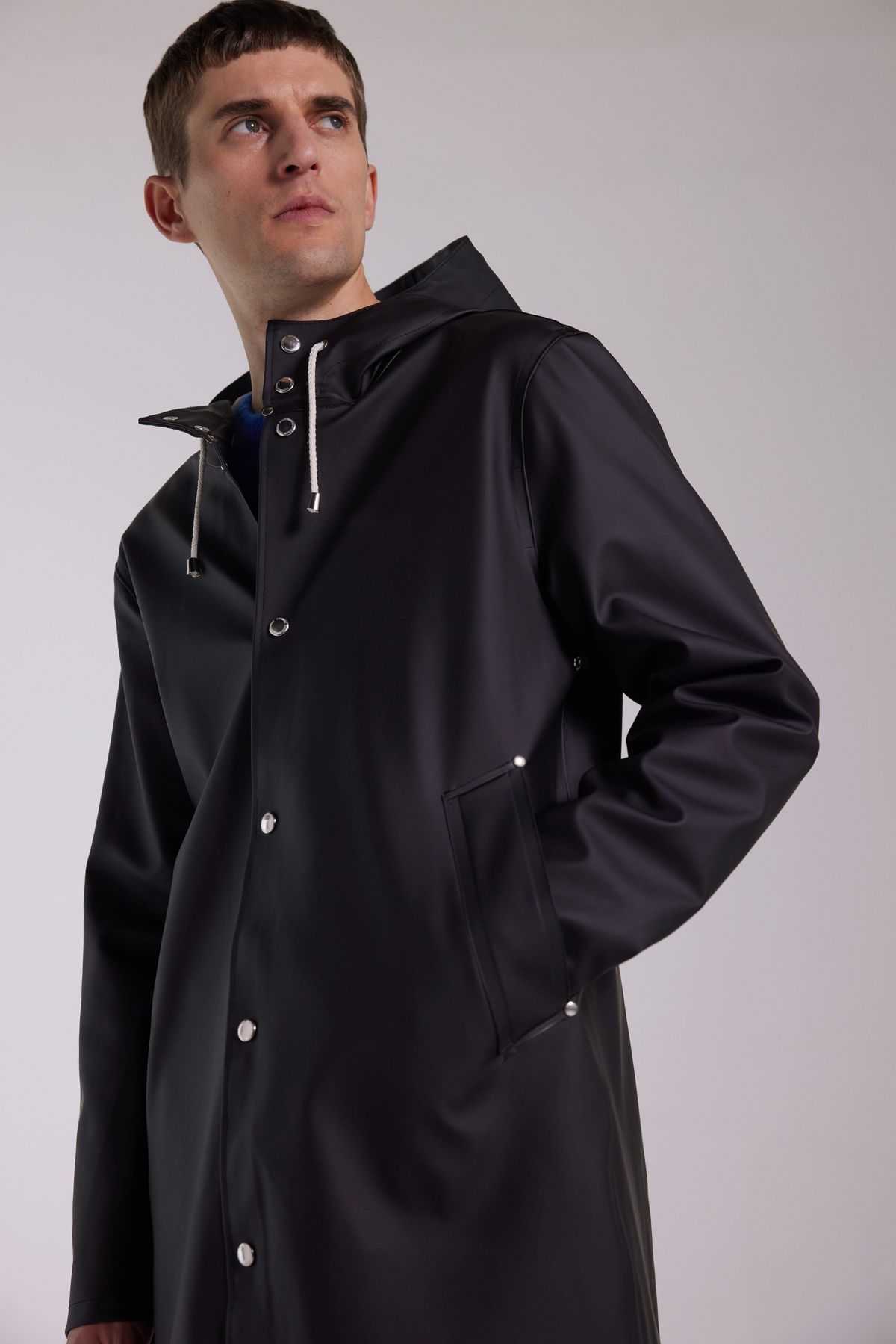 Stockholm Raincoat Black | STUTTERHEIM US