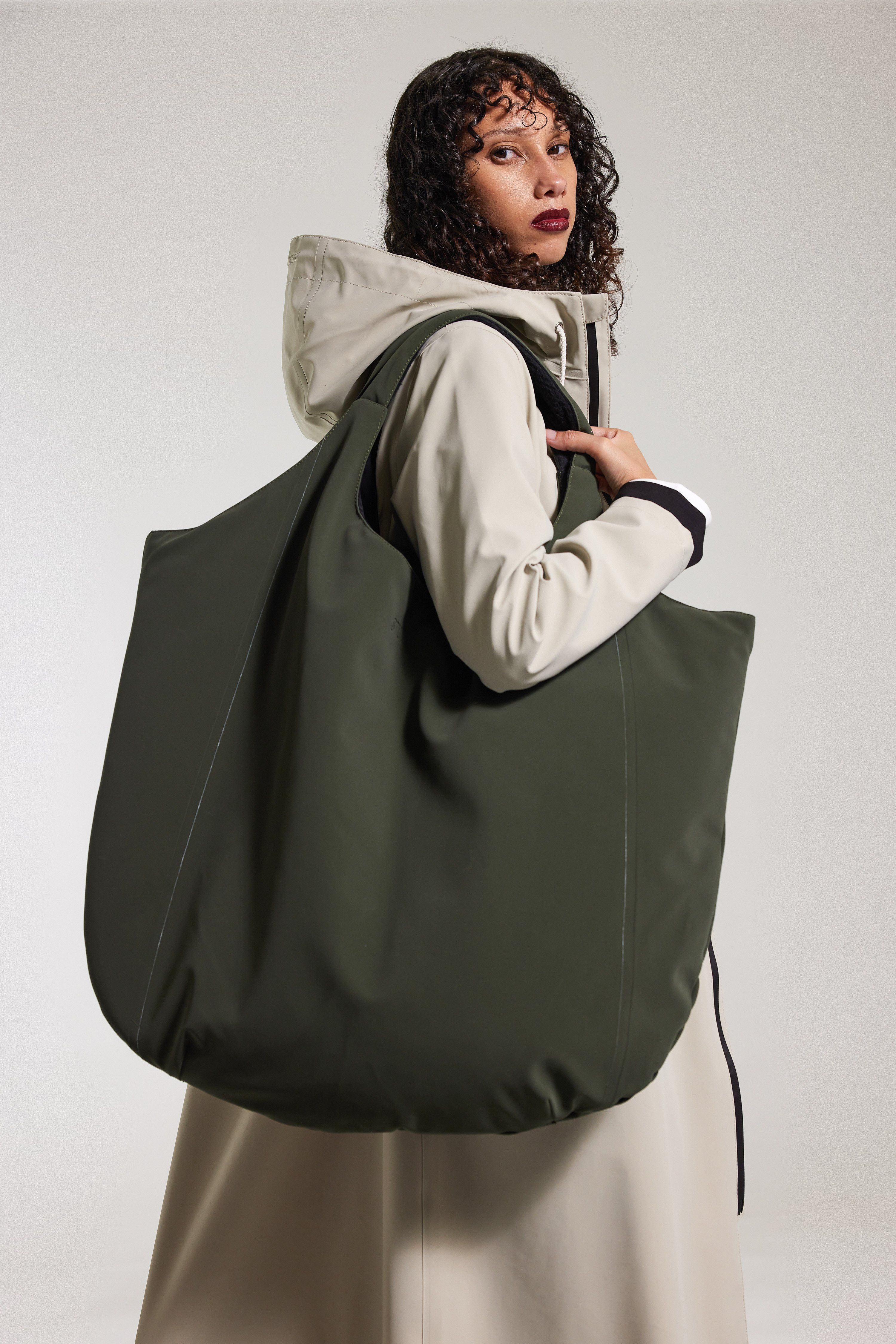 Svea Shopper Bag Green | STUTTERHEIM DE